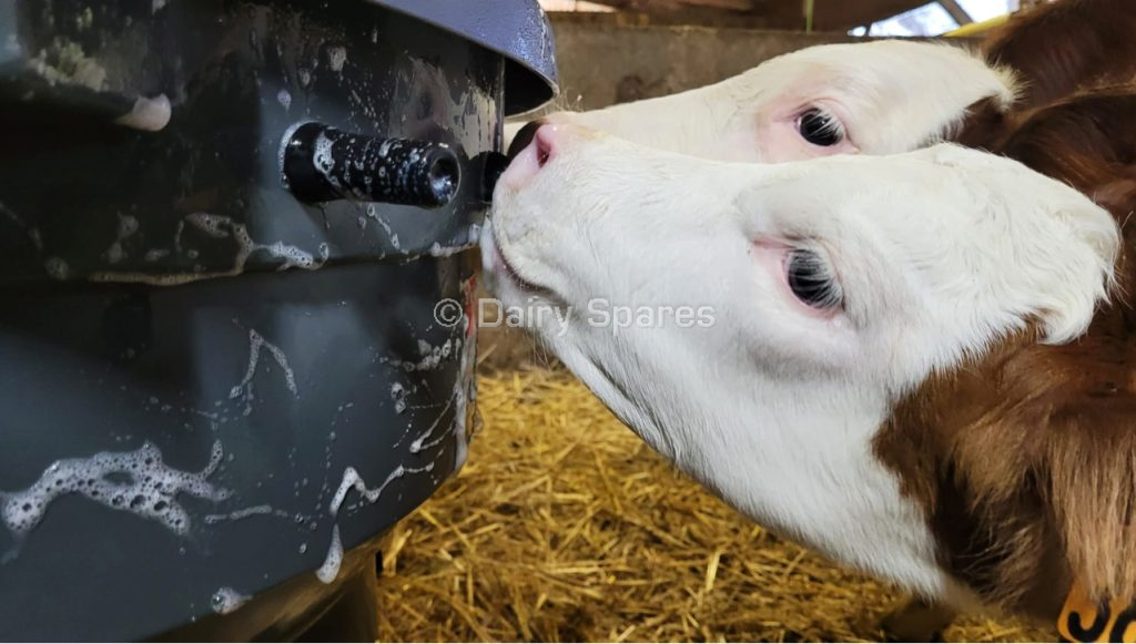 NEW 4-teat ad-lib calf feeder designed to assure controlled feeding ...