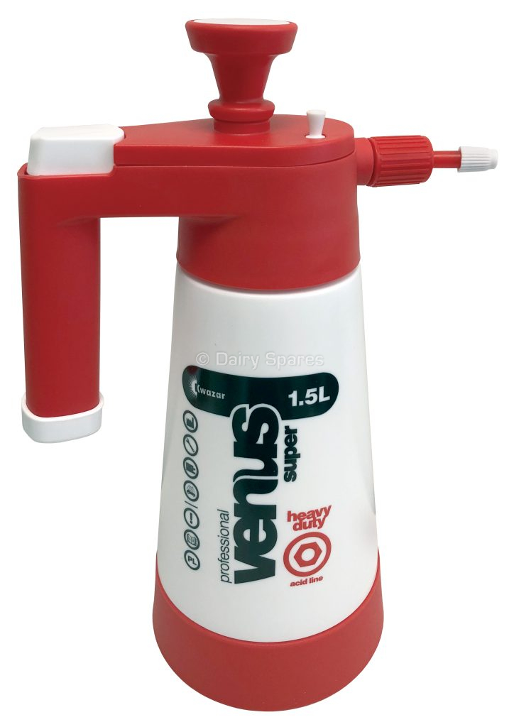 Kwazar® Venus Super Acid Line Sprayer 1½ltr - SPA91A - Dairy Spares